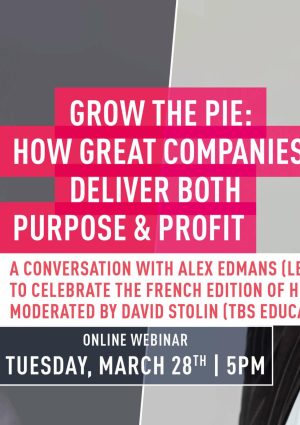 Webinar: "Grow the Pie: Purpose and Profit” | TBS Education